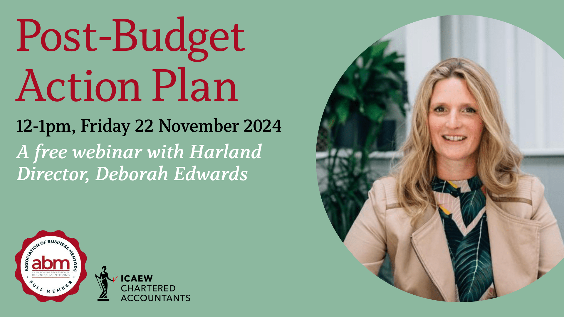 Prepare Your Business For 2025: Free Post-Budget Webinar - Harland ...
